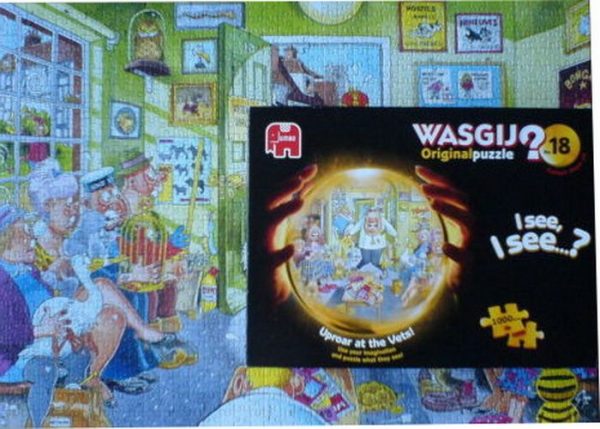 wasgij original 18 uproar at the vets