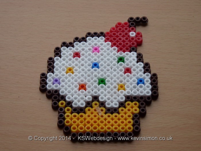 Cupcake Hama Bead design