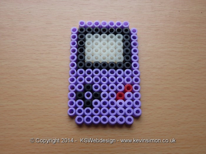 nintendo gameboy hama bead design