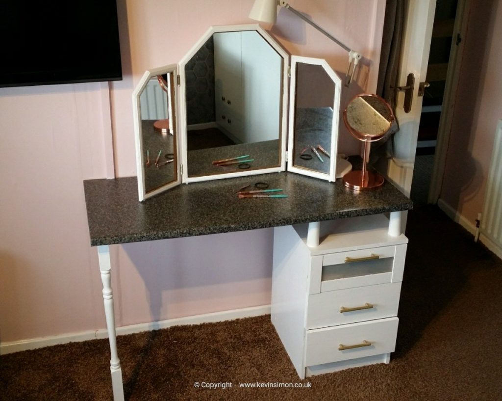DIY Dressing Table From Old Furniture