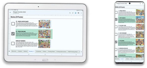 spreadsheet-only-list