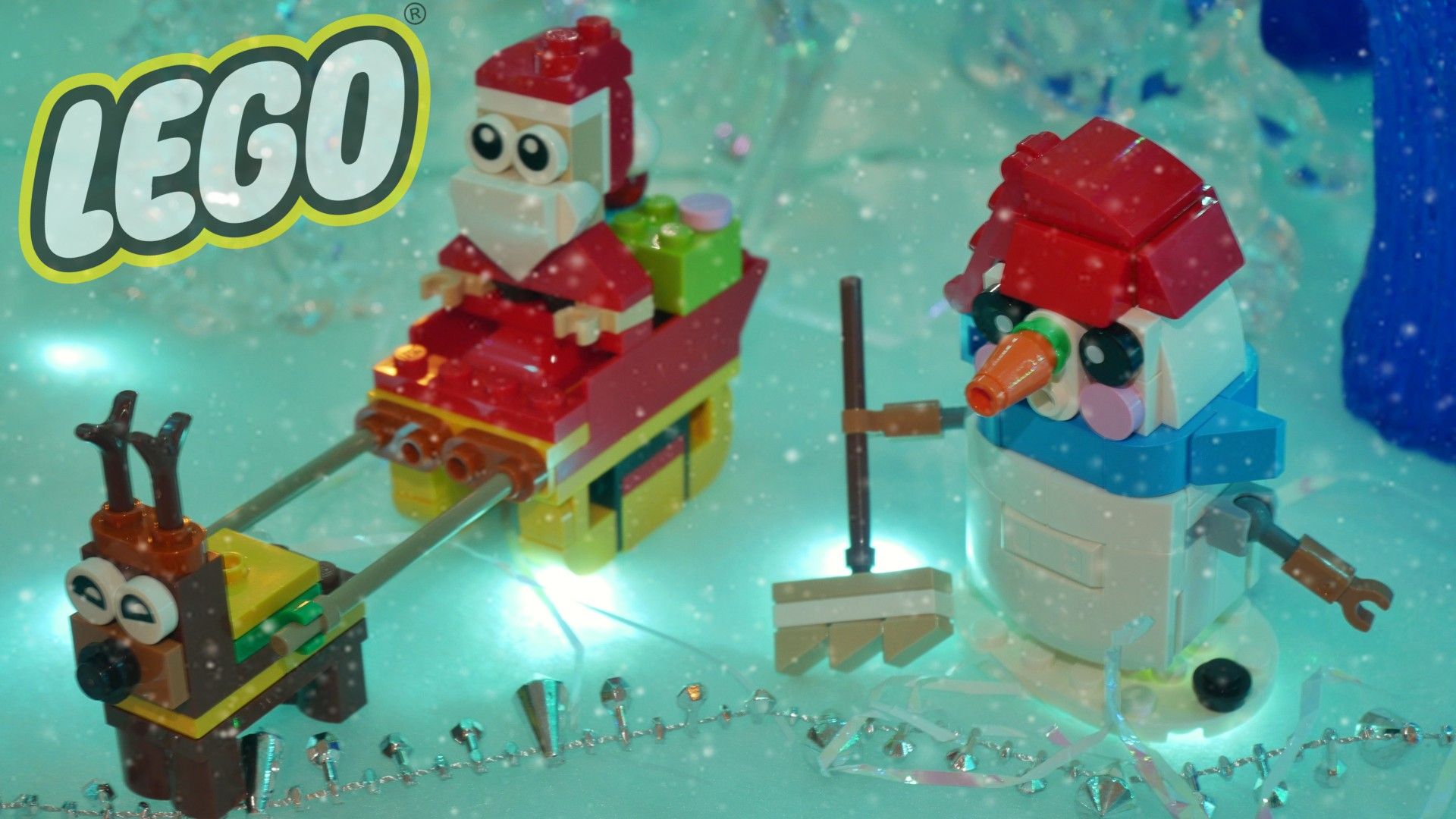 Lego Santa Sleigh 30670 & Snowman 30645 Build & Review