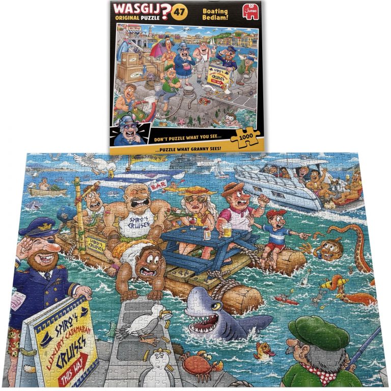 wasgij orignial 47 boating bedlam solution